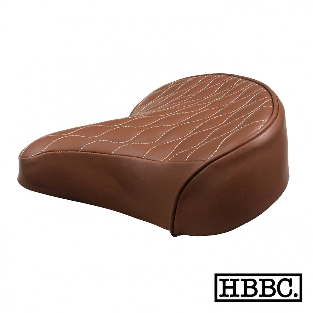 Beach Cruiser Seat - HBBC Quilted Gel Saddle – Huntington Beach Bicycle ...